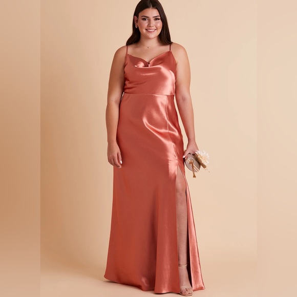 Birdy Grey | Dresses | Nwt Birdy Grey Dress Lisa Long Dress Curve Satin ...